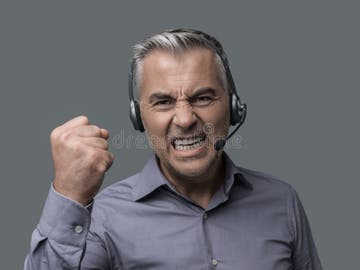 597 Angry Customer Service Representative Stock Photos - Free & Royalty ...