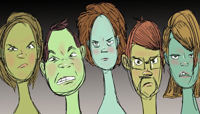 Angry Looks Stock Illustrations – 477 Angry Looks Stock Illustrations ...