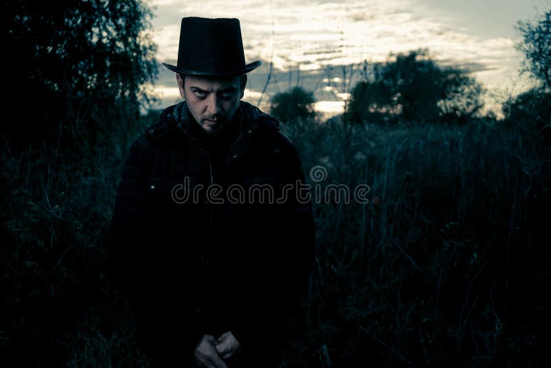 Angry dark man stock image. Image of dark, scary, male - 103413775