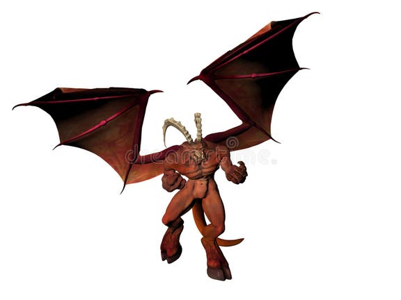 Angry Demon stock illustration. Illustration of face, suyama - 398192