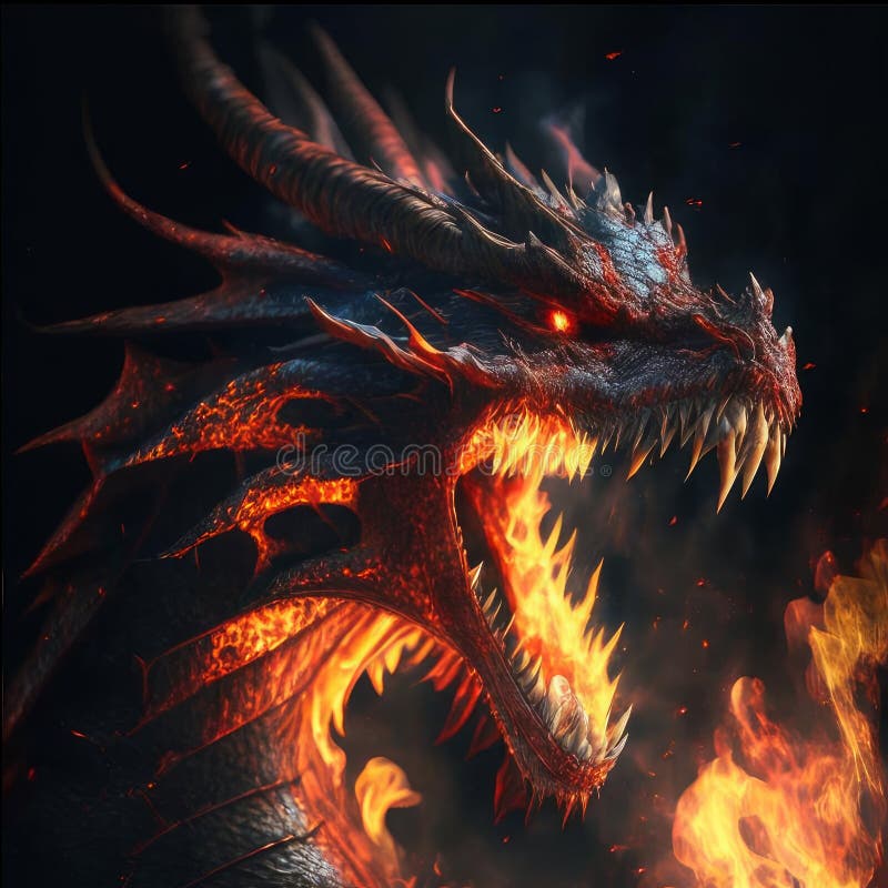 Dragon Cave Fire Stock Illustrations – 133 Dragon Cave Fire Stock ...