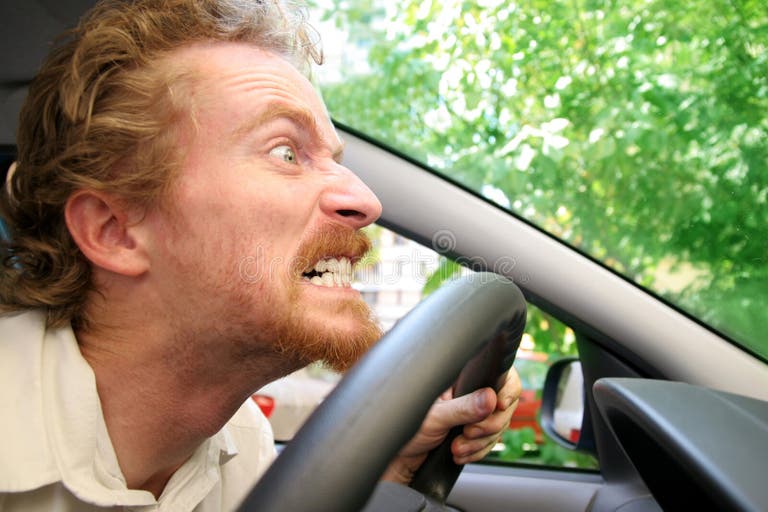 Angry driver stock photo. Image of rage, road, stress - 2943156