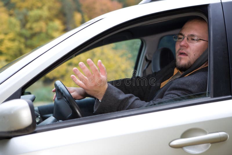 Angry driver stock image. Image of facial, furious, aggression - 6831755