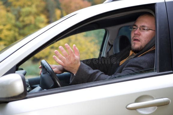 Angry driver stock image. Image of facial, furious, aggression - 6831755