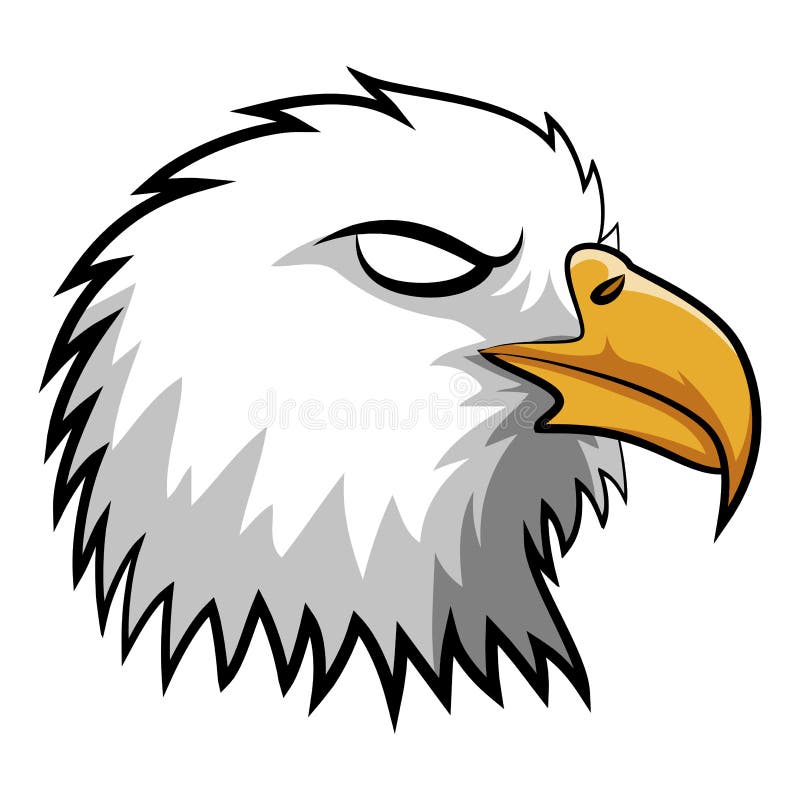 Angry eagle stock vector. Illustration of tattoo, freedom - 12372933