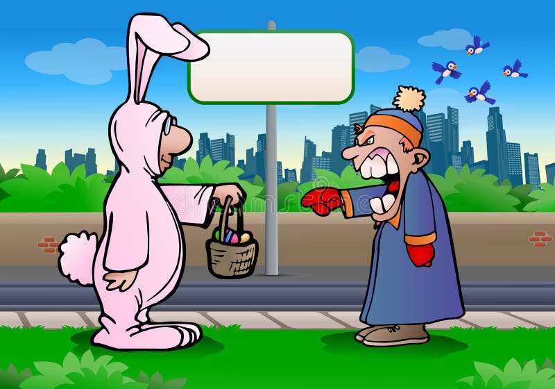 Angry Easter Bunny Stock Illustrations – 505 Angry Easter Bunny Stock ...
