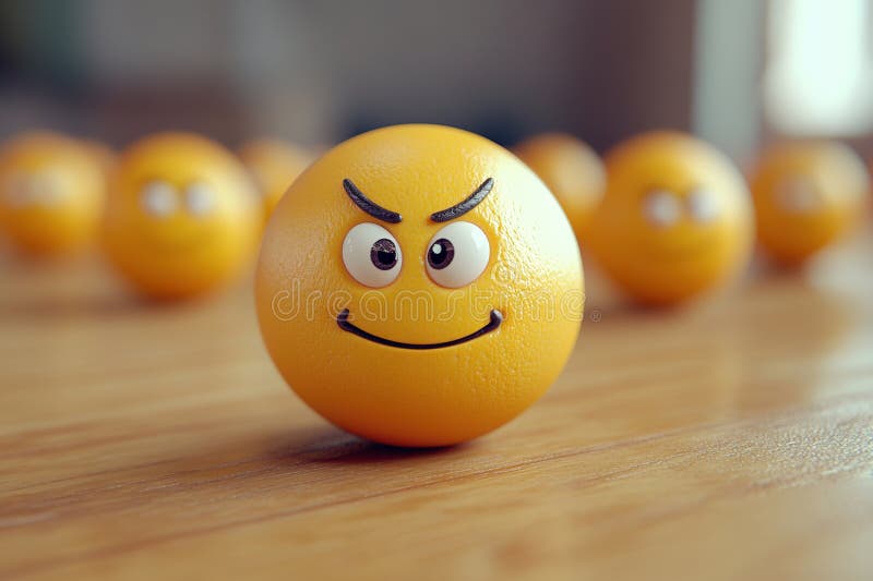 Focus Smiley Face Improves Mood And Focus Emoji Face Icon. Happy