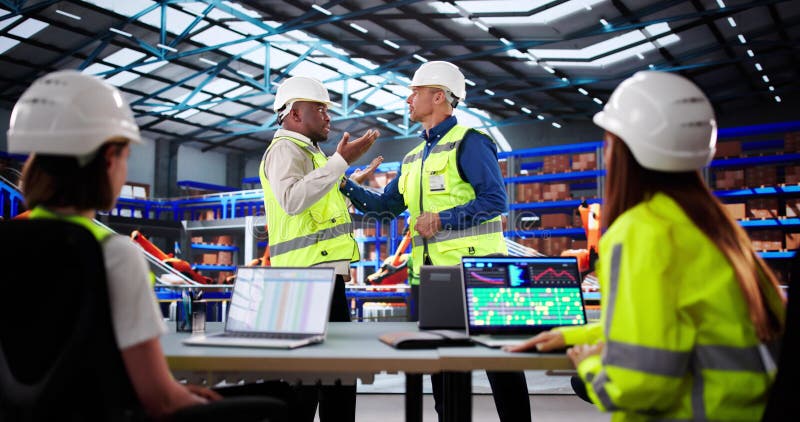 Angry Employee Arguing with Boss Stock Image - Image of employees ...
