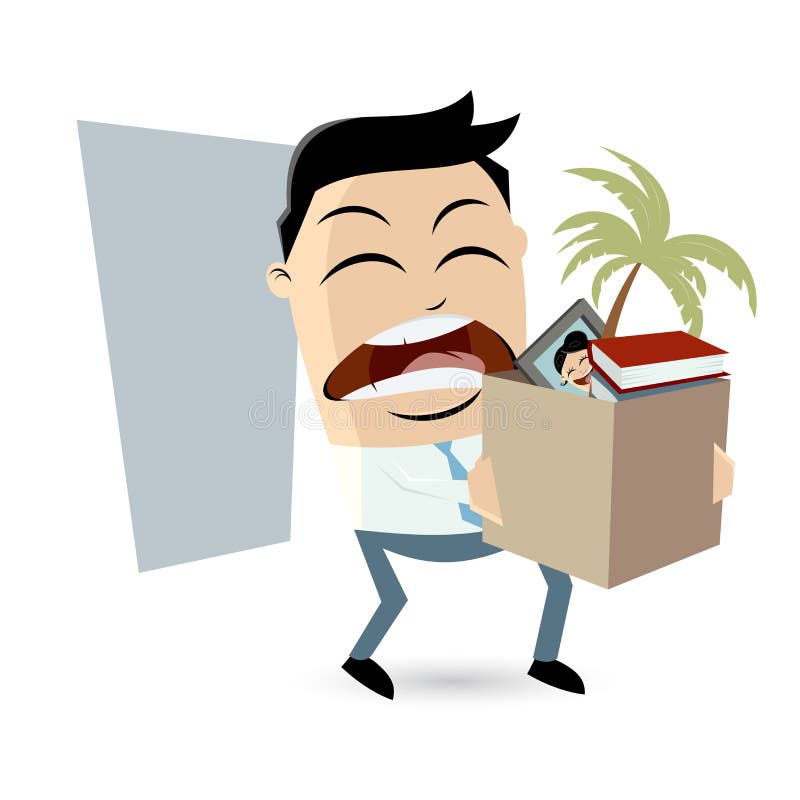 Cartoon Job Leaving Stock Illustrations – 504 Cartoon Job Leaving Stock ...