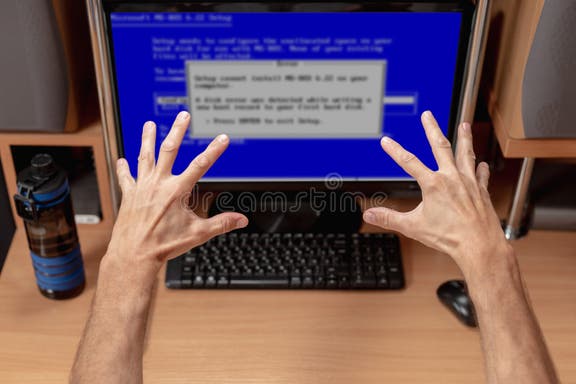 Operating system error stock photo. Image of operating - 367309842