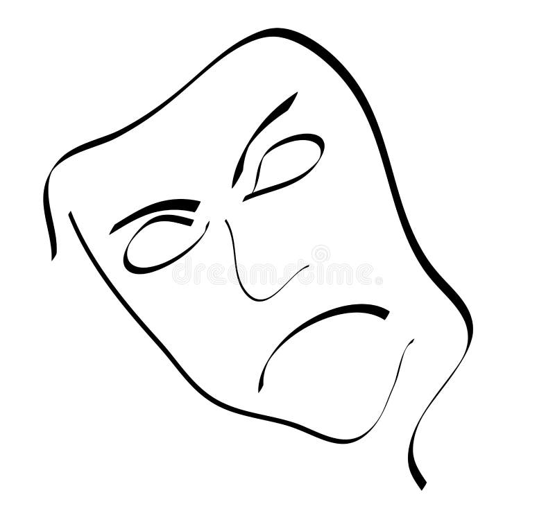 Angry Boy Face - Comic Mood Design - Vector Sticker Illustration Stock ...