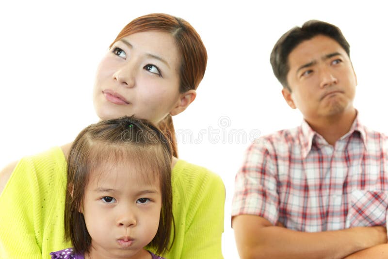 Angry family stock image. Image of japanese, dissatisfied - 37797081