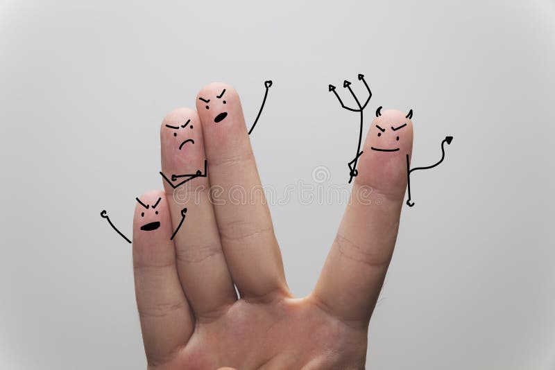 Angry finger stock image. Image of couple, marriage, white - 63943465