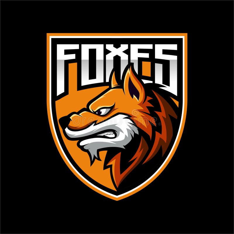 ANGRY FOX LOGO MASCOT VECTOR ILLUSTRATION Stock Illustration ...
