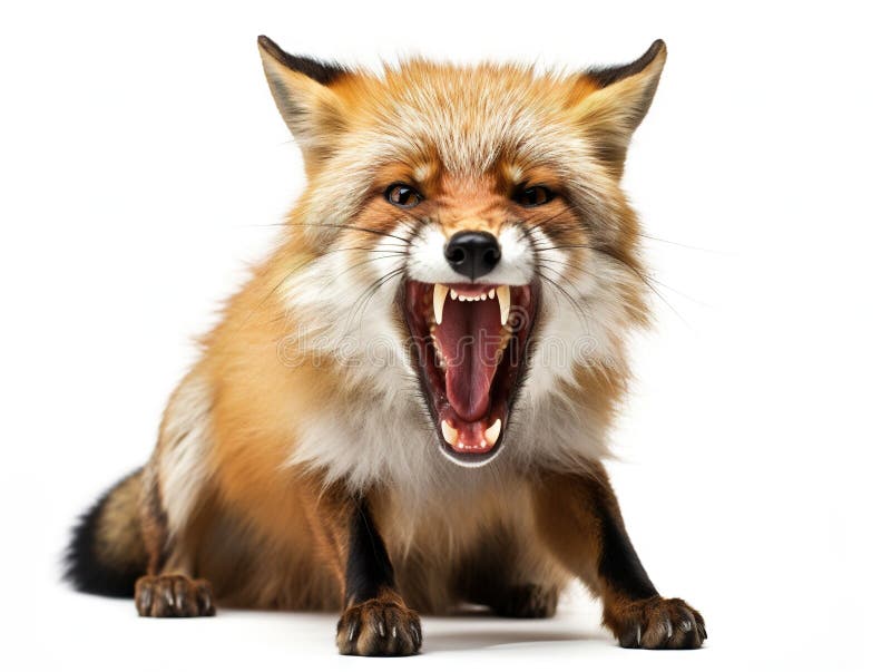 Angry Fox stock illustration. Illustration of imagine - 293697475