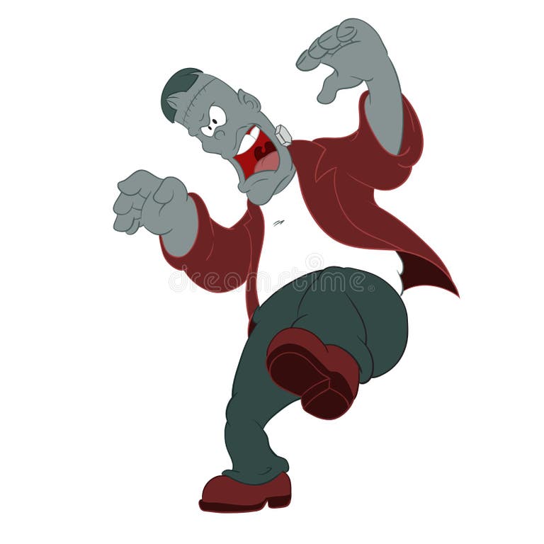 Angry Frankenstein stock vector. Illustration of horror - 33633964
