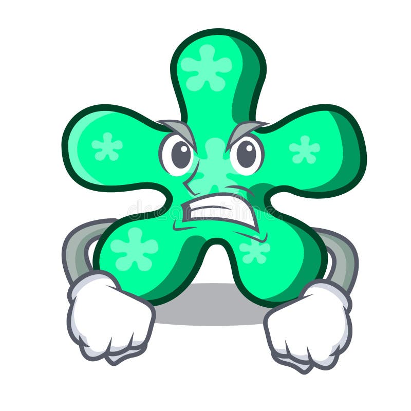 Angry Free Form Mascot Cartoon Stock Vector - Illustration of bitter ...