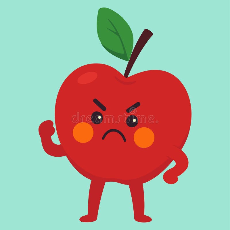 Angry Fruits Stock Illustrations – 626 Angry Fruits Stock Illustrations ...