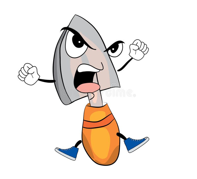 Angry Tool Box Character Cartoon Stock Vector - Illustration of ...