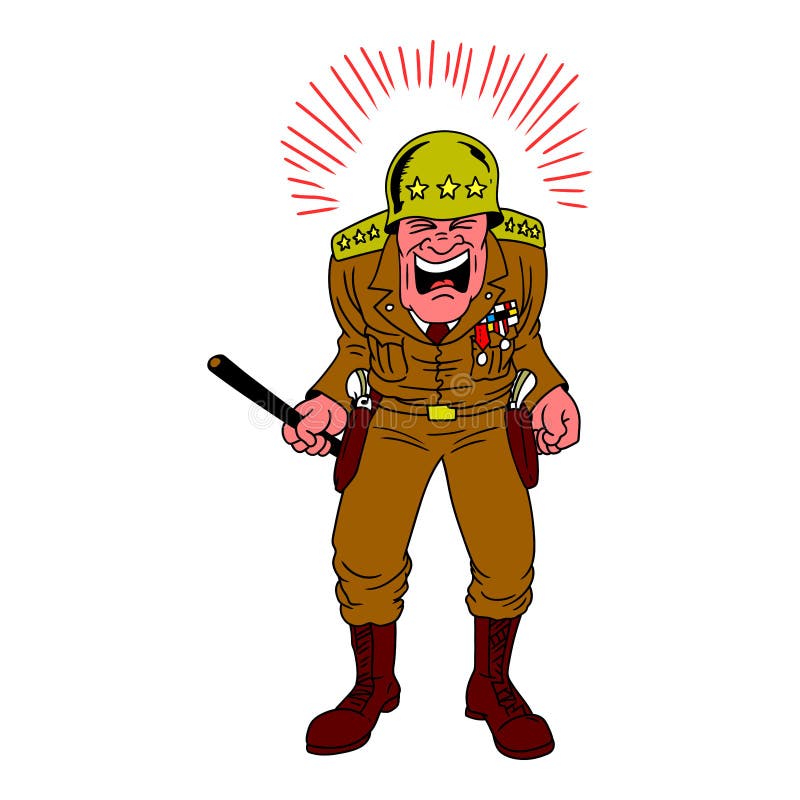Angry Military General Stock Illustrations – 83 Angry Military General ...