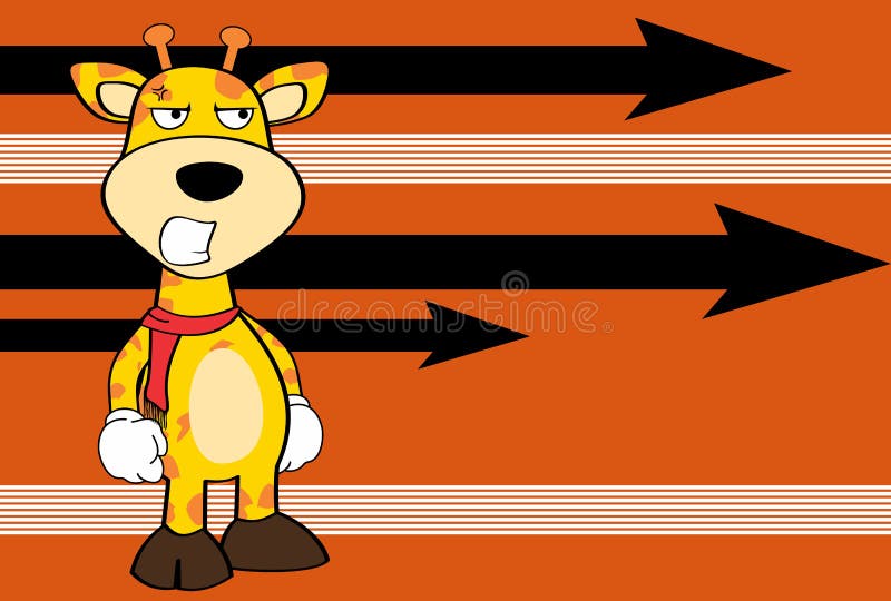 Angry Giraffe Cartoon Stock Illustrations – 276 Angry Giraffe Cartoon ...
