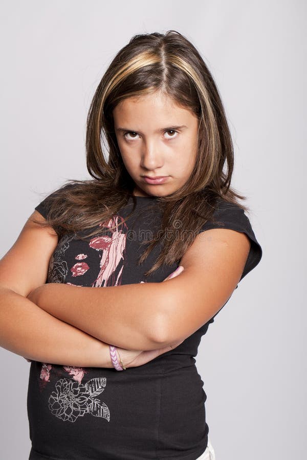 Angry girl stock image. Image of gesture, looking, hand - 16324677