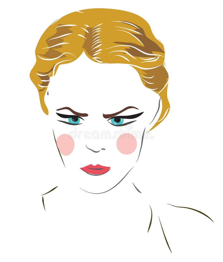 Cartoon Determination Face