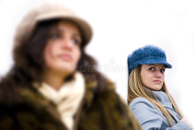 Angry girls stock image. Image of life, female, expression - 11799831
