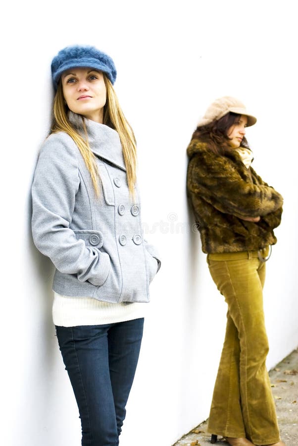 Angry girls stock photo. Image of autumn, emotion, head - 11799850