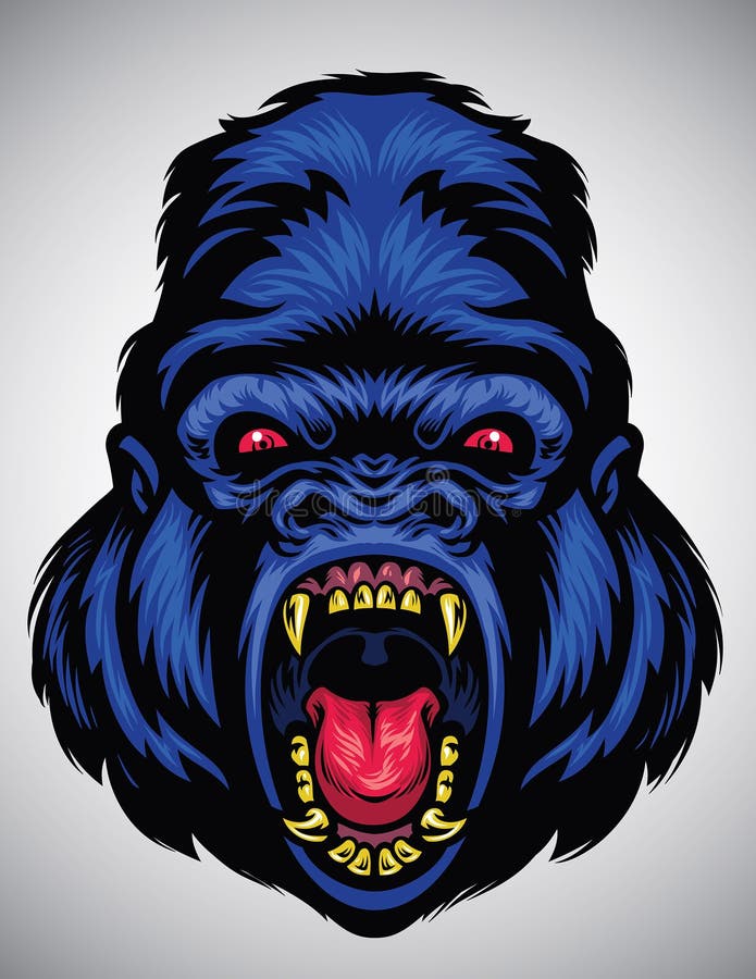 Aggressive Ape Stock Illustrations – 623 Aggressive Ape Stock ...