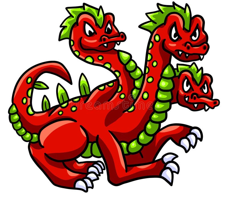 Three Headed Snake Monster