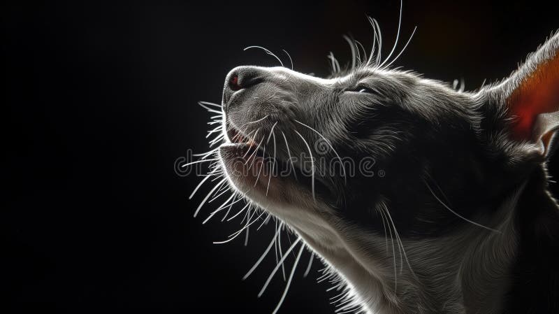 Angry, Growling Terrier Portrait Stock Illustration - Illustration of ...