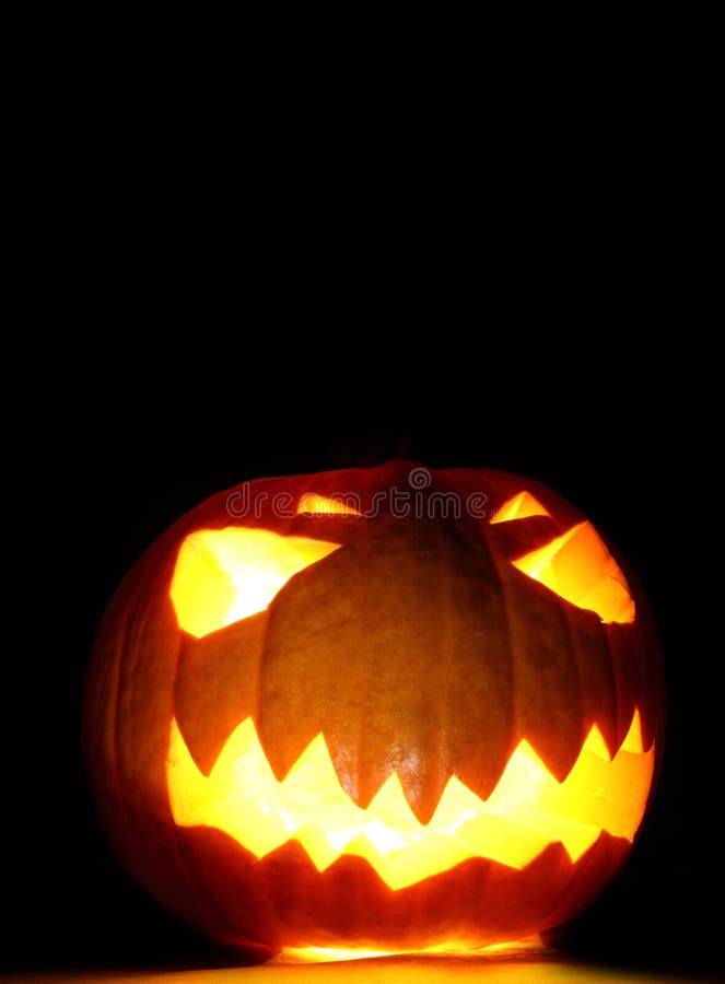 Angry halloween pumpkin stock photo. Image of scary, fear - 34011974