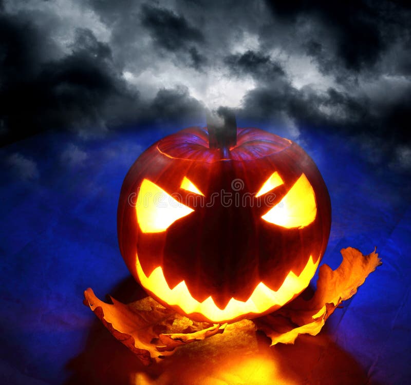 Angry halloween pumpkin stock image. Image of carving - 44460895