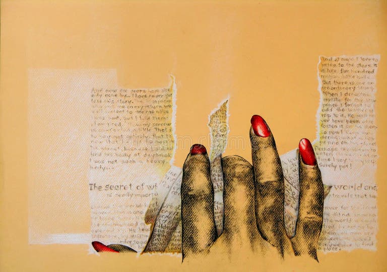 Angry hand stock illustration. Illustration of page, destroy - 16456