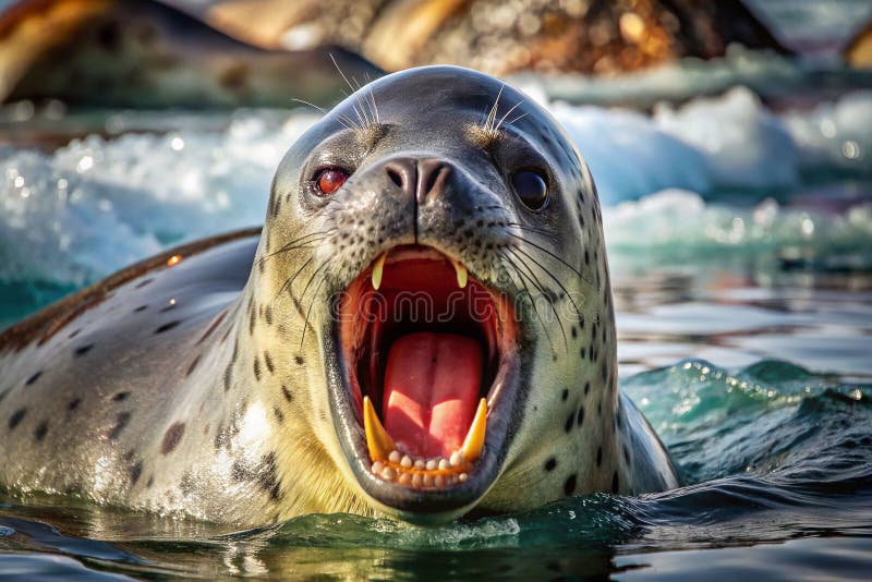 Angry Harp Seal Stock Illustrations – 2 Angry Harp Seal Stock ...