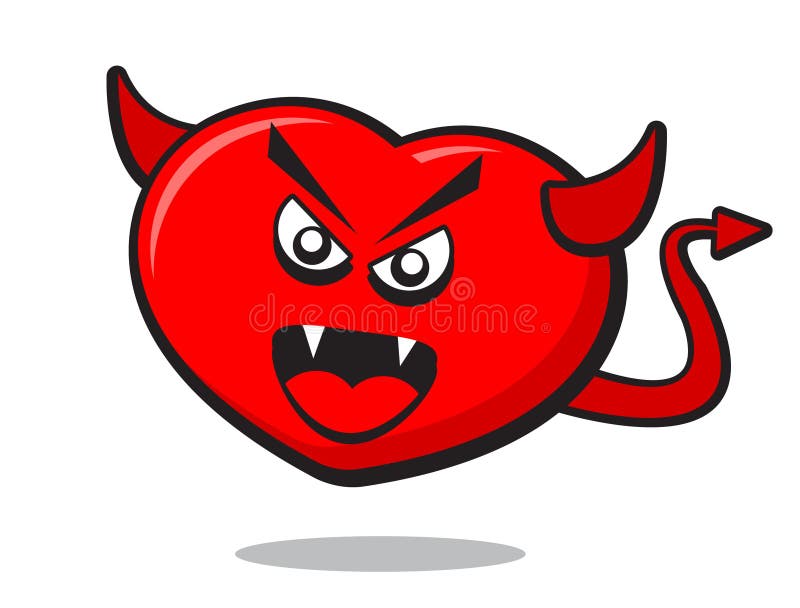 Angry Heart Royalty Free Stock Image - Image: 22654976