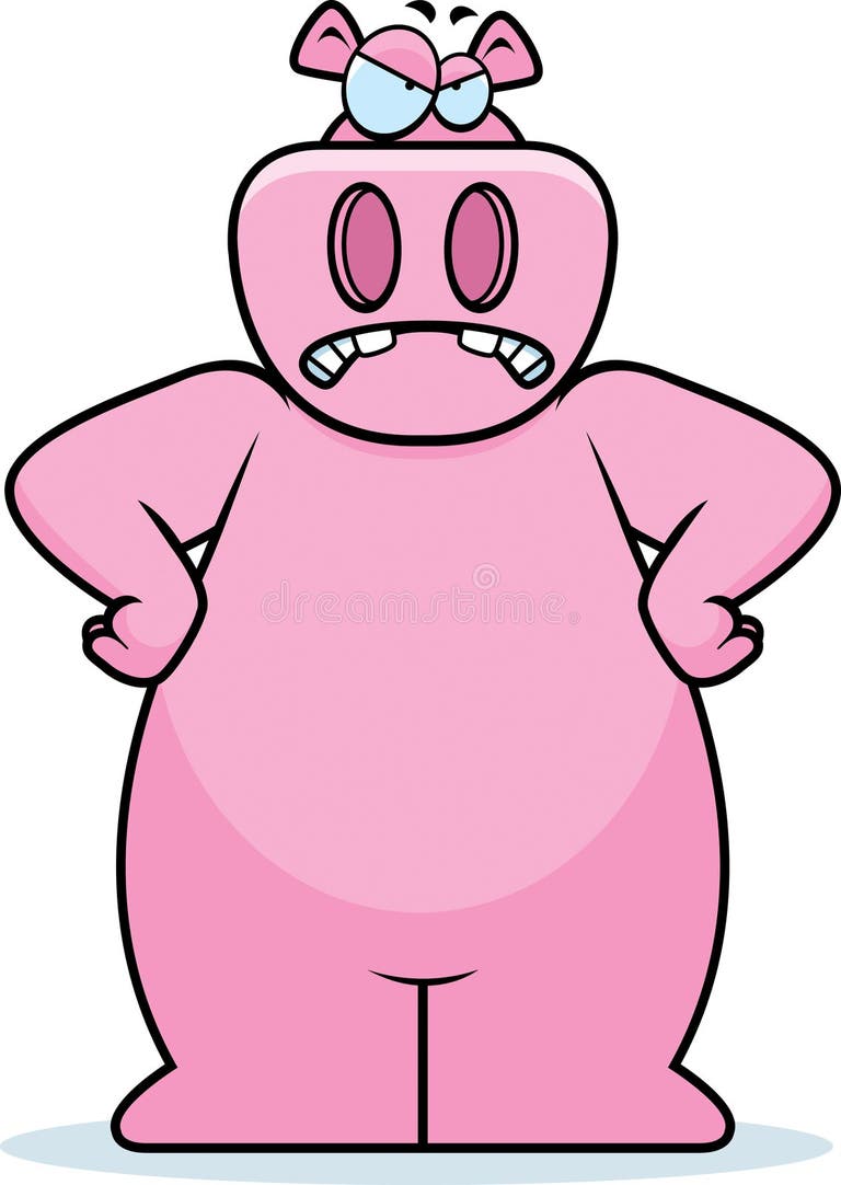 Cartoon Angry Hippo Stock Illustrations – 178 Cartoon Angry Hippo Stock ...
