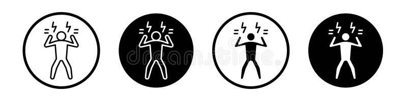 Angry Human Icon. Trendy Angry Human Logo Concept on White Background ...