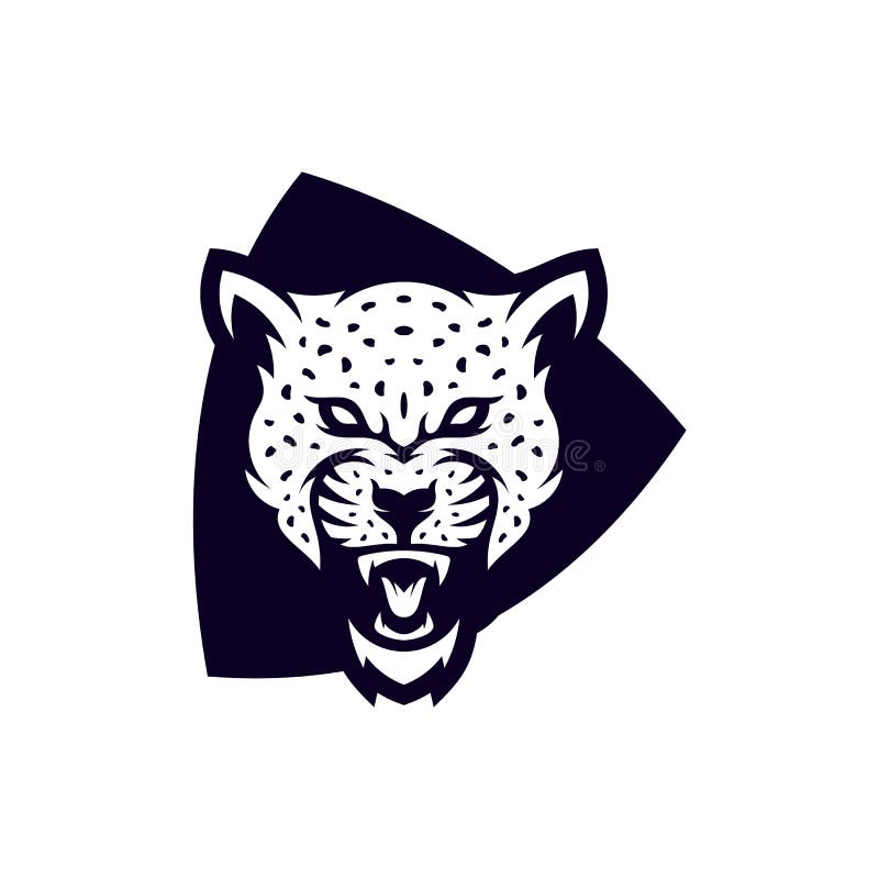 Angry Jaguar Leopard Mascot Esport Logo Designs Stock Illustration ...