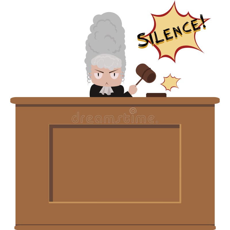Mean Judge Clipart