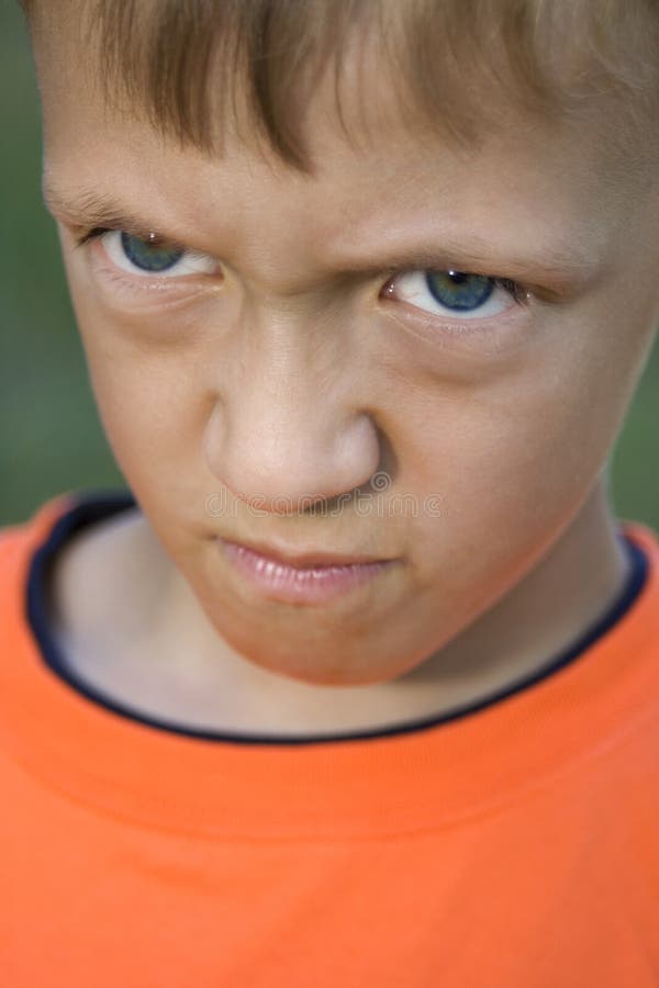 Angry Kid Stock Image - Image: 5743721