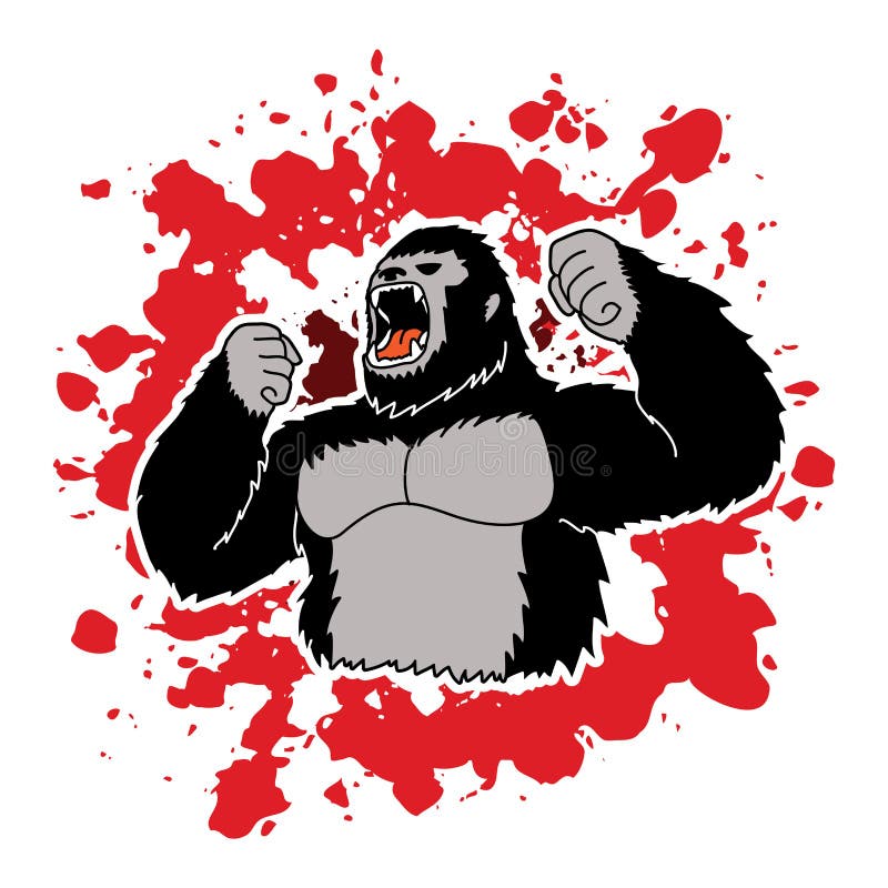 King Kong Logo Design Vector, Creative King Kong Logo Concepts Template ...