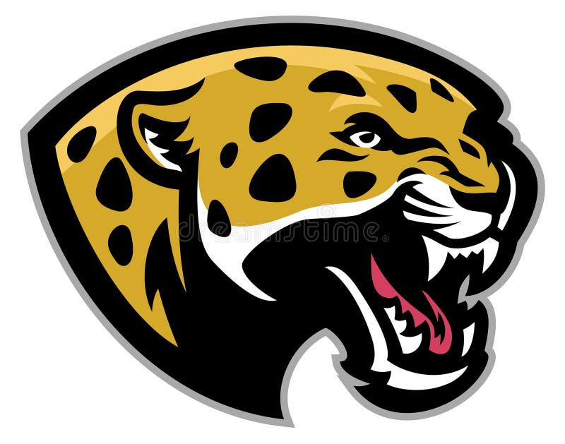 Angry Leopard mascot stock vector. Illustration of bite - 103105326