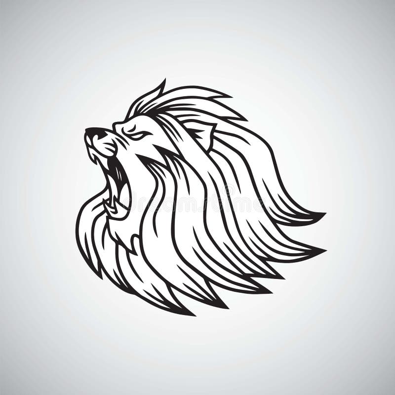 Angry Lion Head Roaring Logo Mascot Design Vector Stock Vector ... Angry Lion Head Roaring Logo Mascot Design Vector Stock Vector ...