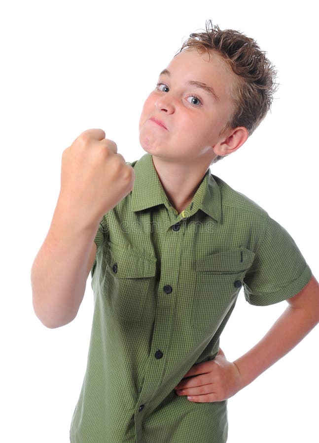 Angry little boy stock image. Image of bruise, concept - 20082147