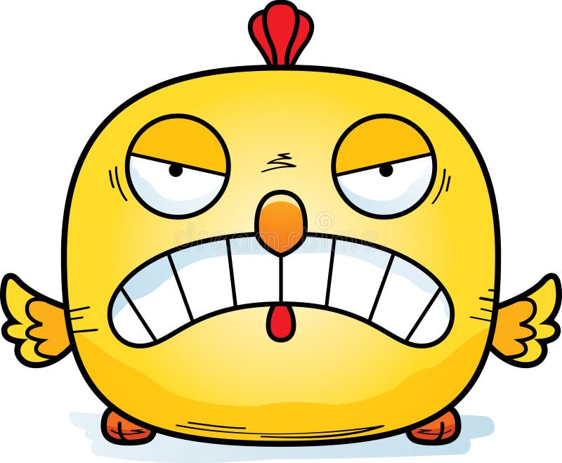 Sad Little Chicken stock vector. Illustration of chicken - 47400416