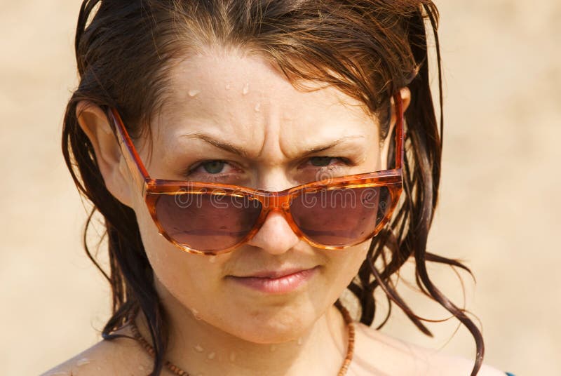Angry look stock image. Image of angry, beach, water - 11087921