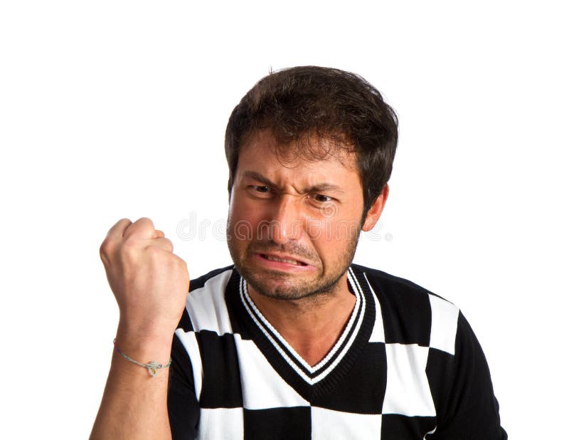 Angry man stock image. Image of serious, beautiful, young - 21891961