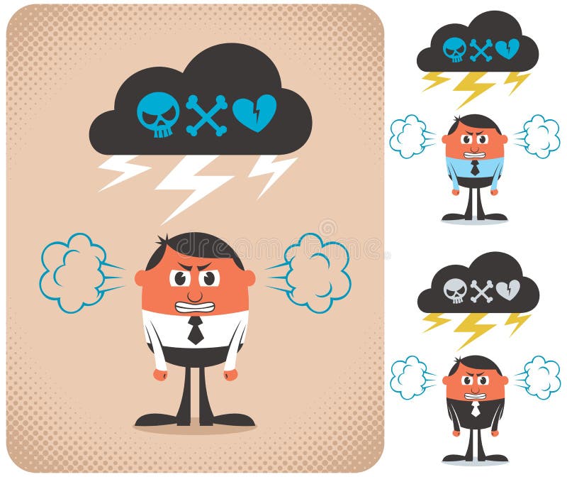 Anger Management Cartoon Stock Illustrations – 496 Anger Management ...